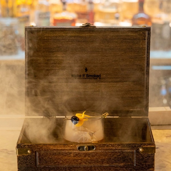 Cocktail Smoker Box - Etsy