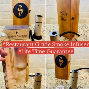 Cocktail Smoking Box | Cocktail Smoking Kit - Etsy