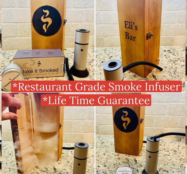 Cocktail Smoking Box Cocktail Smoking Kit Gift Set Gift - Etsy