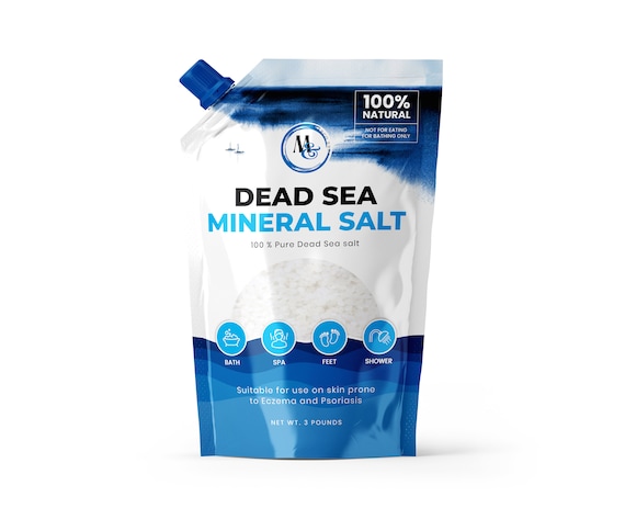 Dead Sea Salt Dead Sea Mineral Salt for Bath Spa Shower - Etsy