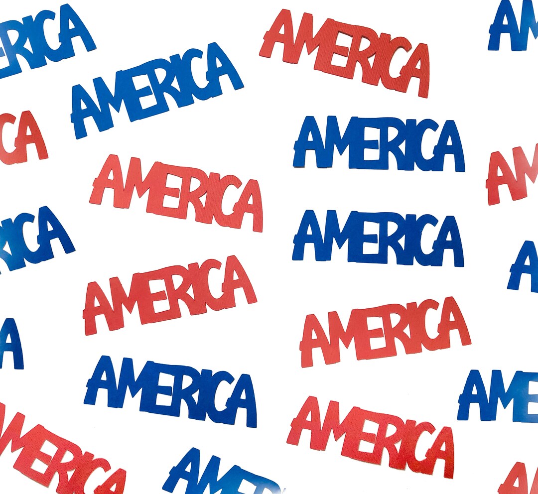 America Confetti, USA Confetti, 4th of July, Fourth of July, Patriotic ...