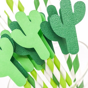 Cactus Paper Straws, Fiesta Straws, 10 Straws, Paper Straws, Final ...