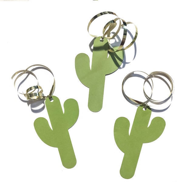 Cactus Favor Tag - Etsy