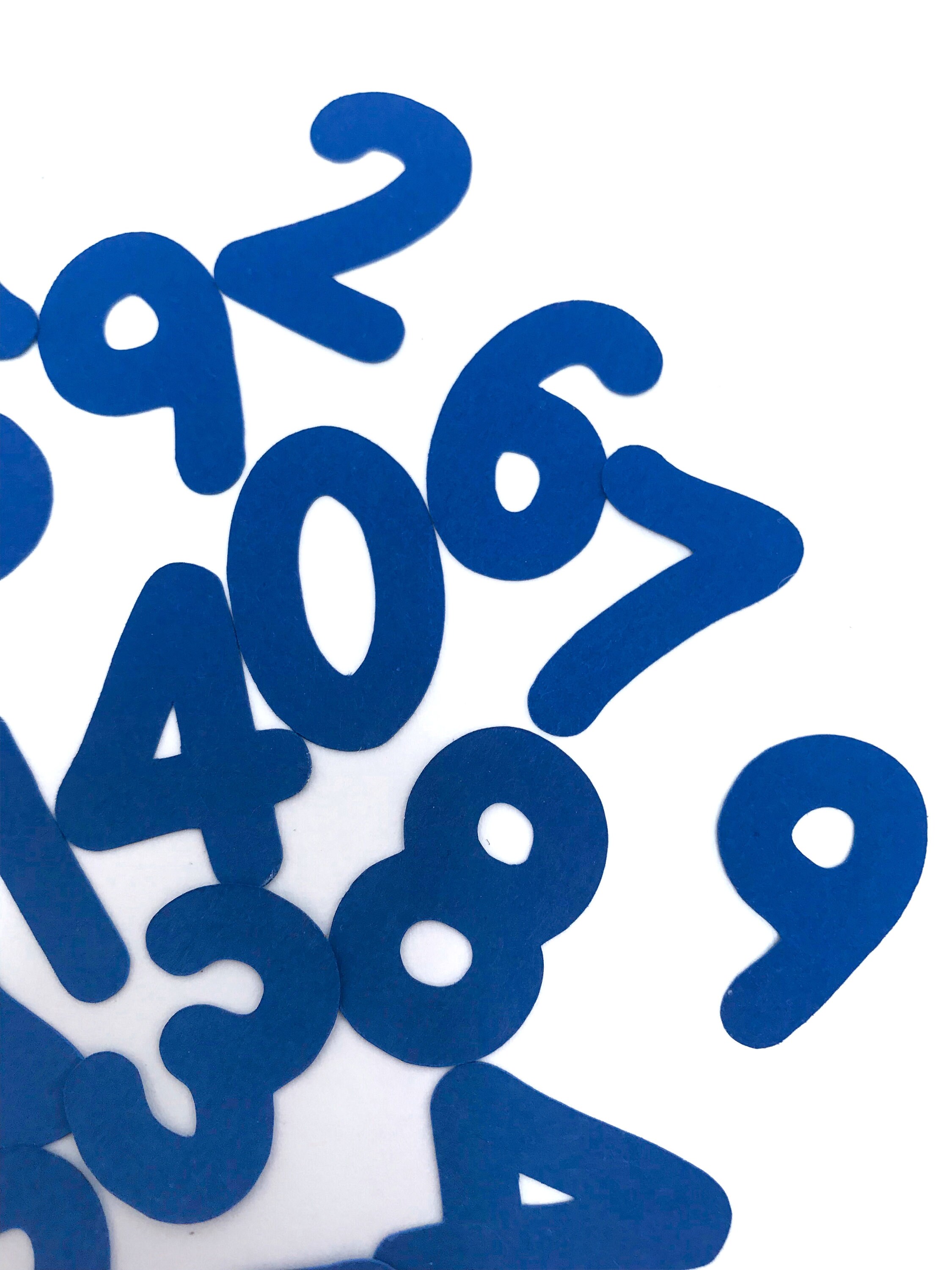 Number Confetti 20 Pieces School Confetti School Party - Etsy