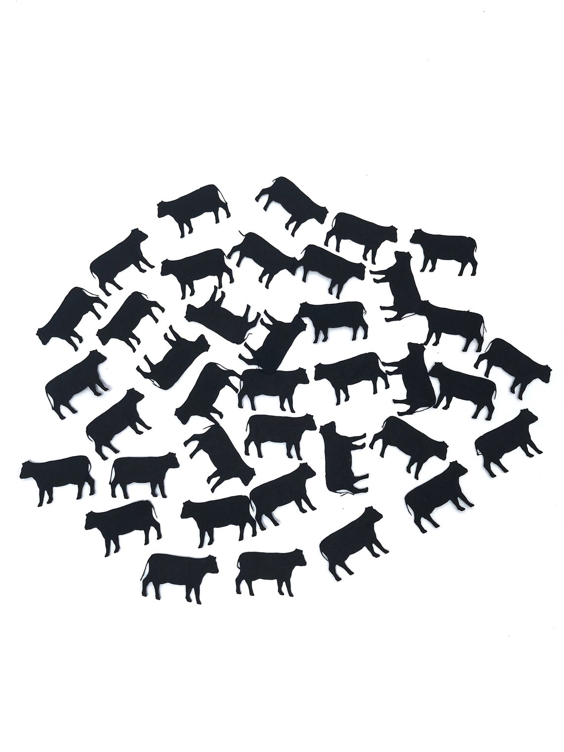 Cow Confetti Farm Animal Confetti Confetti Barnyard | Etsy