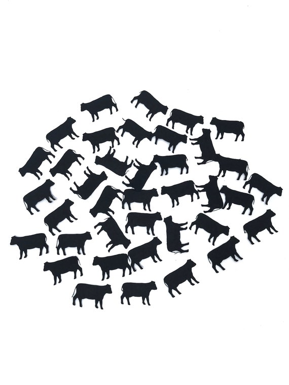 Cow Confetti Farm Animal Confetti Confetti Barnyard | Etsy