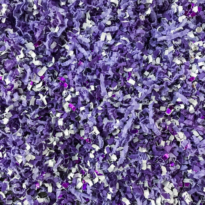 Purple Confetti - Etsy