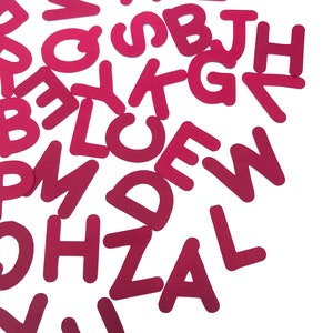 Alphabet Confetti, 52 Pieces, School Confetti, School Party, School ...