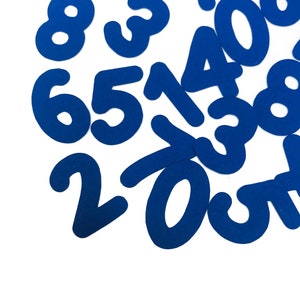 Number Confetti, 20 Pieces, School Confetti, School Party, School Party ...