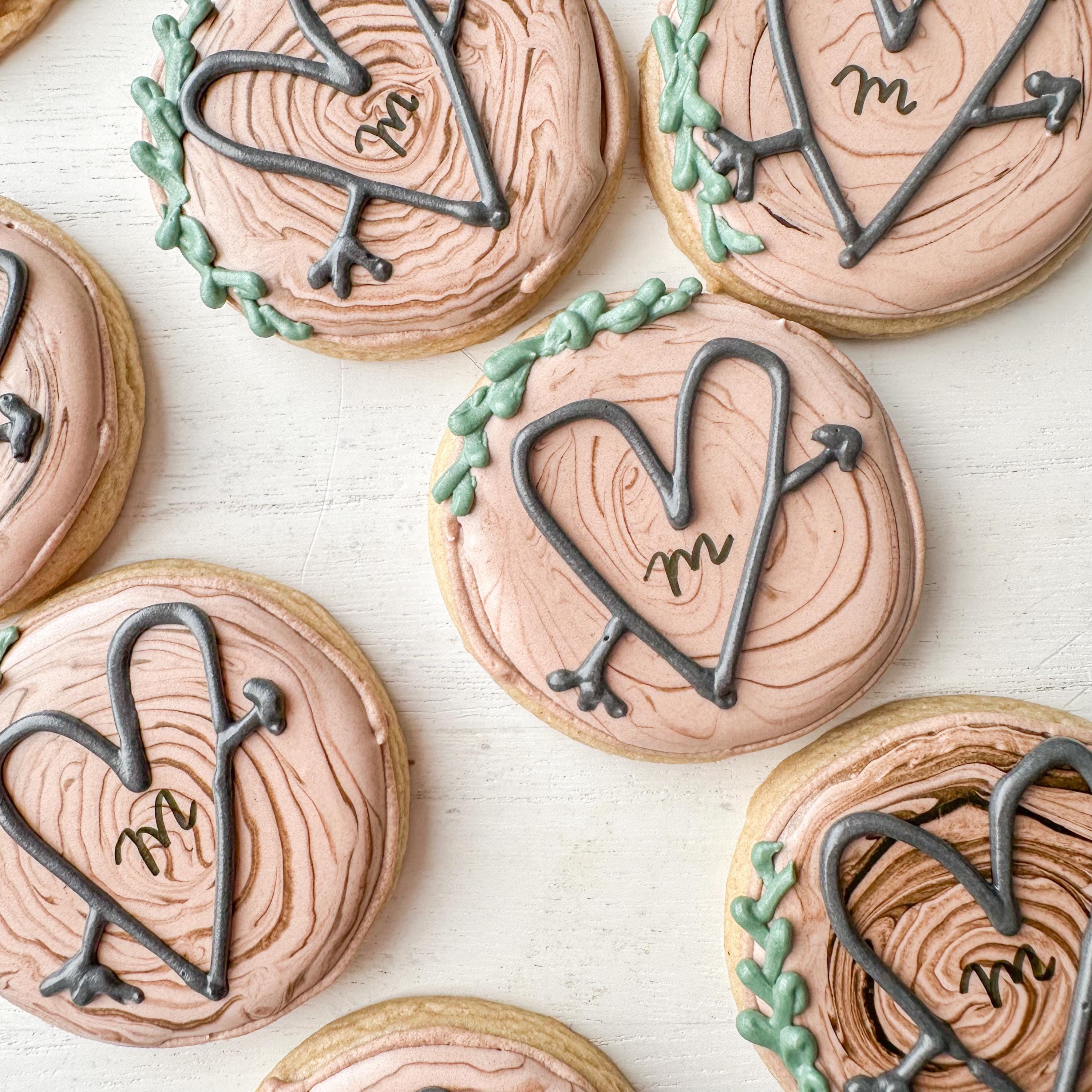 Rustic wedding sugar cookies 60 photos - Astyledwedding.com