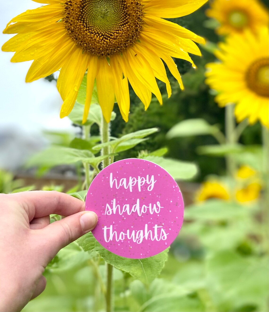 Happy Shadow Thoughts Vinyl Sticker - Etsy