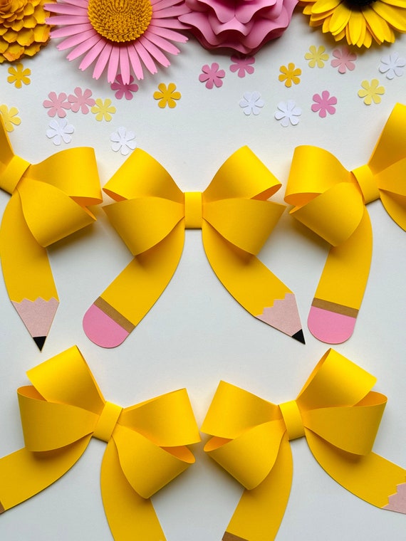 Paper Bow Template Svg