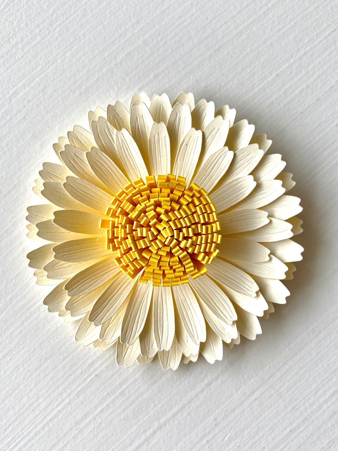 SVG, PNG, Digital File, Paper Daisy Template, Spring Decor, Floral ...