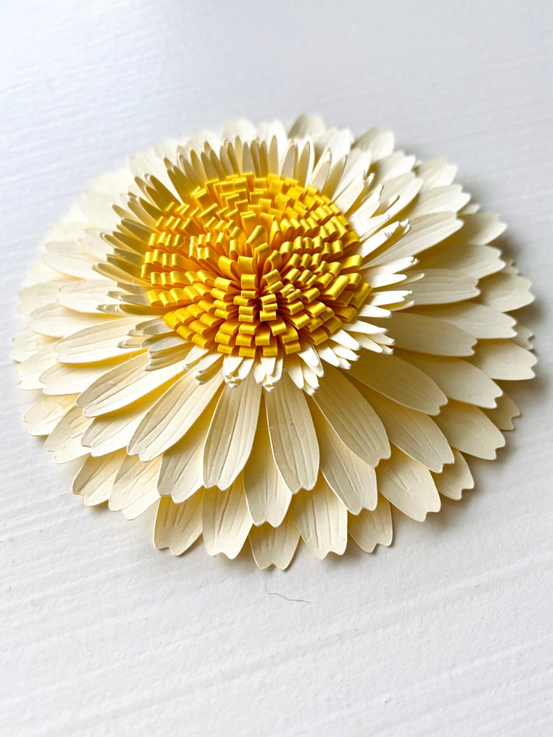 SVG, PNG, Digital File, Paper Daisy Template, Spring Decor, Floral ...
