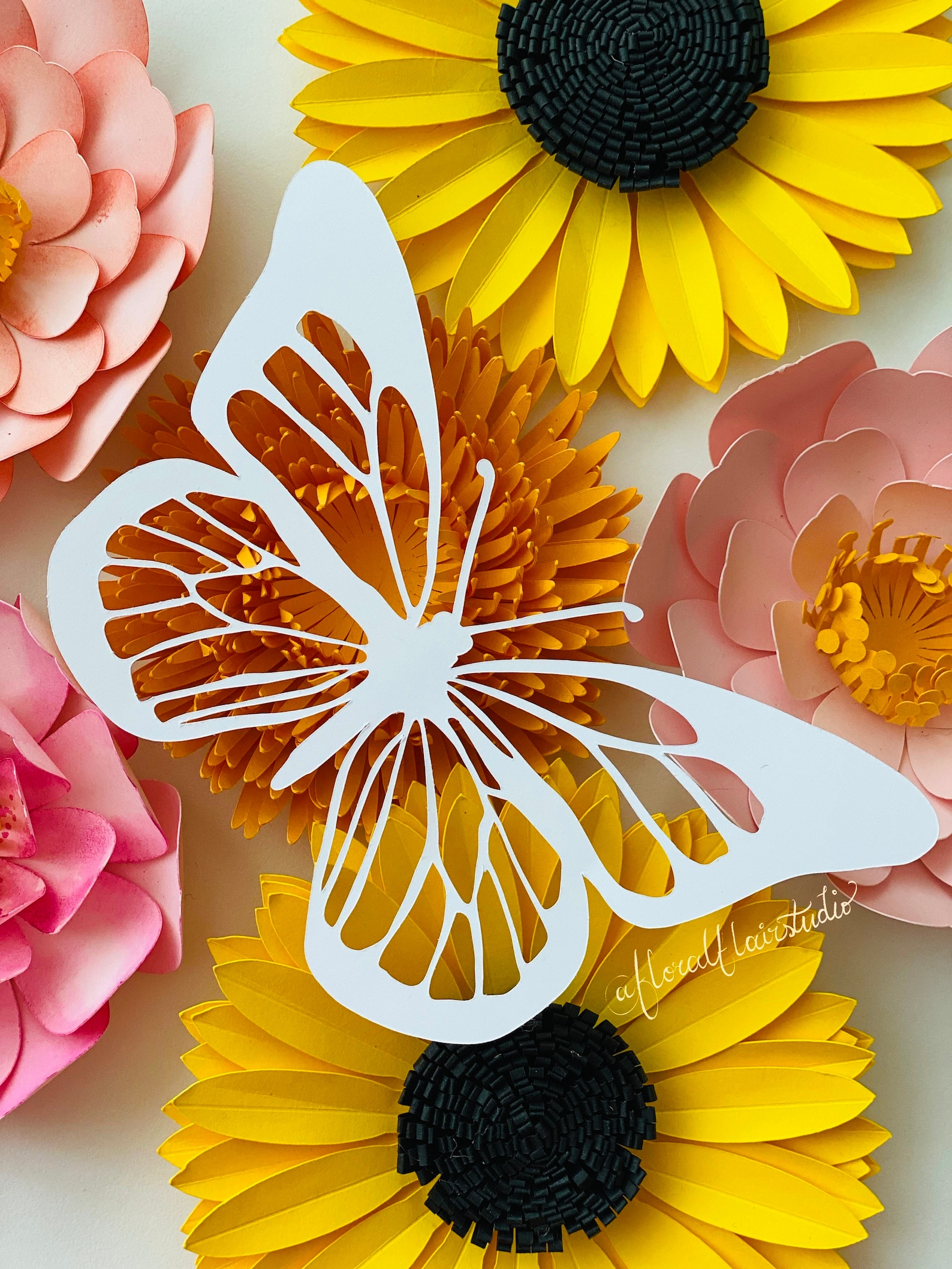 3D Paper Butterfly SVG: DIY Spring & Summer Decor (digital File) - Etsy ...