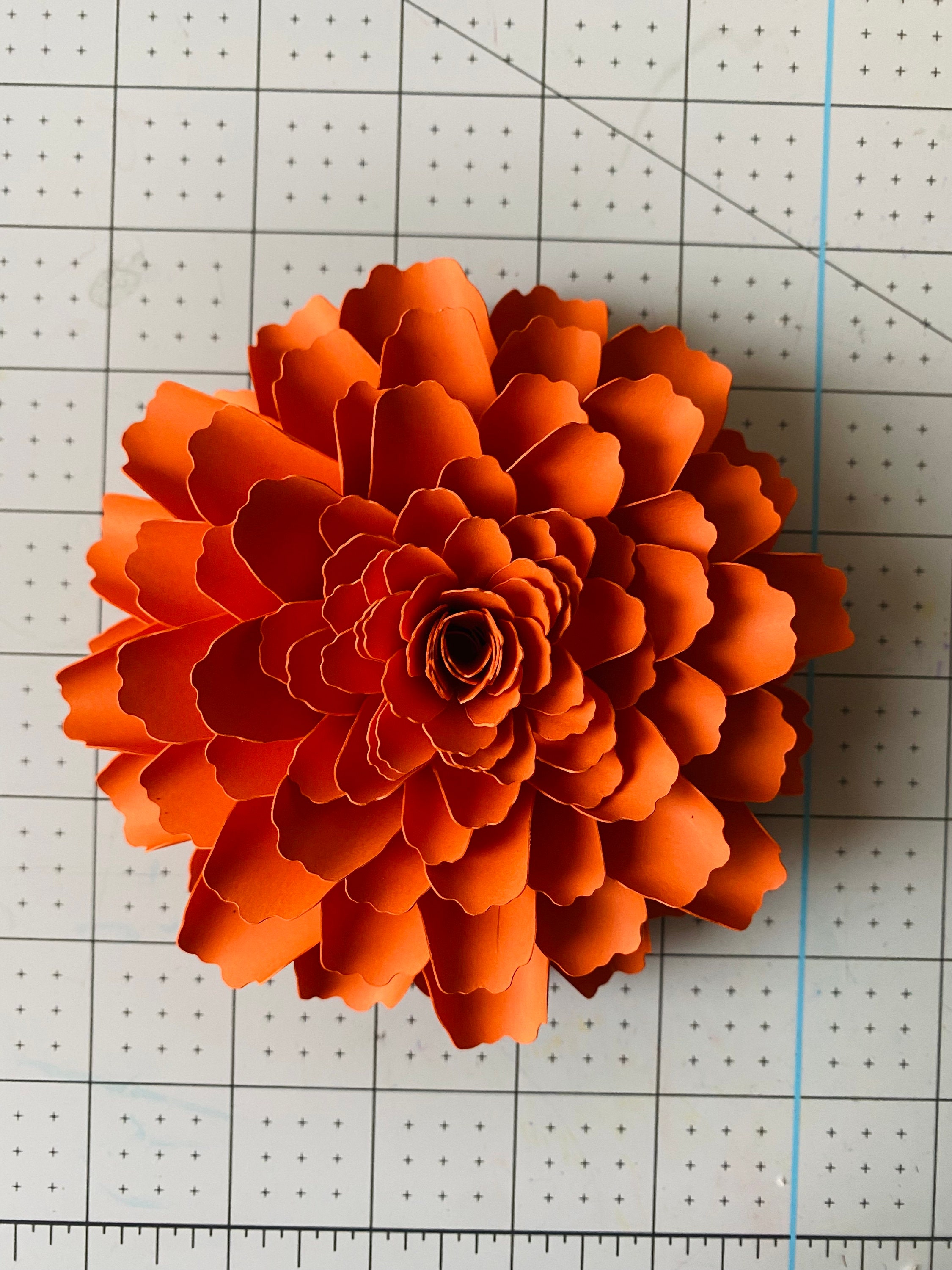 SVG Paper Marigold Template: DIY Floral Backdrop (digital File) - Etsy