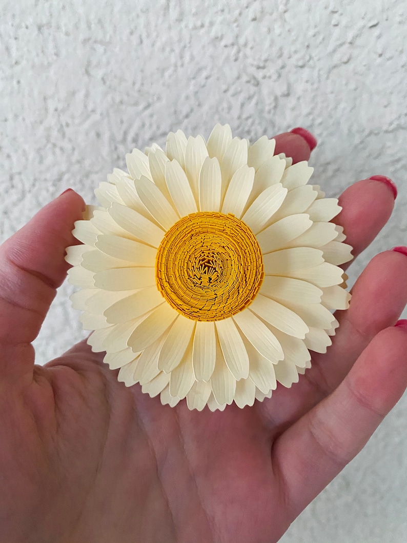 SVG, PNG, Digital File, Paper Daisy Template, Spring Decor, Floral ...