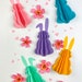 SVG Digital File 3D Bunny Template Spring Decor Paper - Etsy