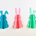 SVG Digital File 3D Bunny Template Spring Decor Paper - Etsy