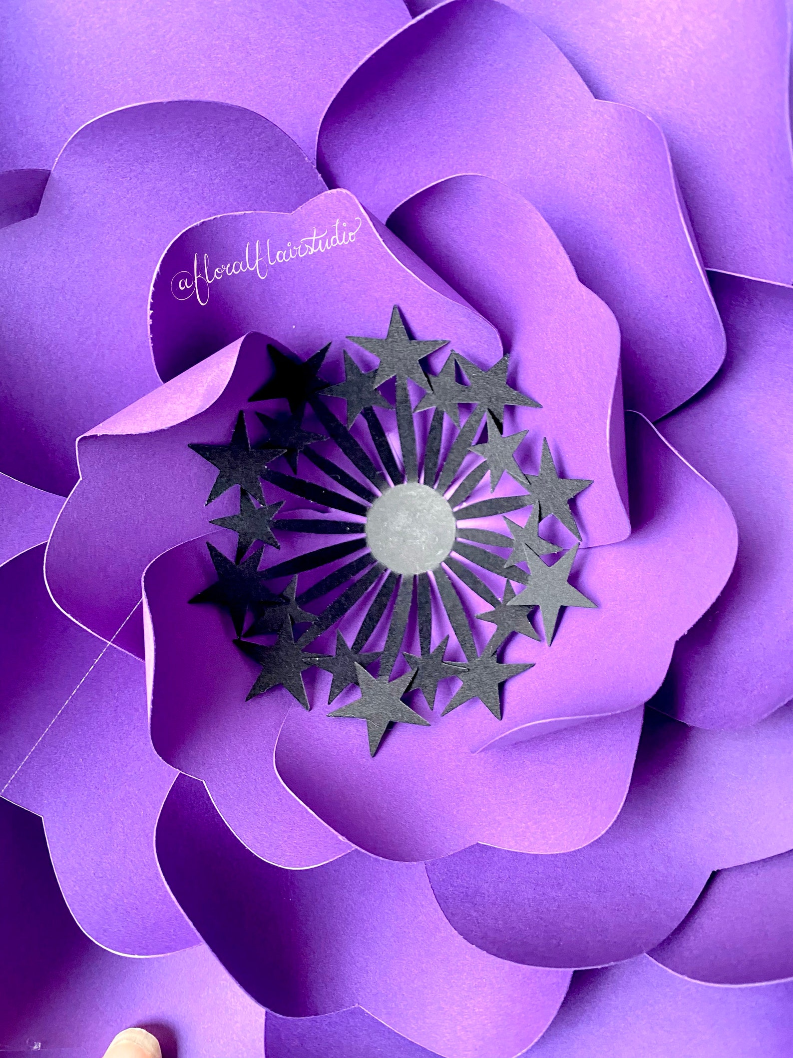 SVG Digital File Stella Template Paper Flower Decor Paper - Etsy