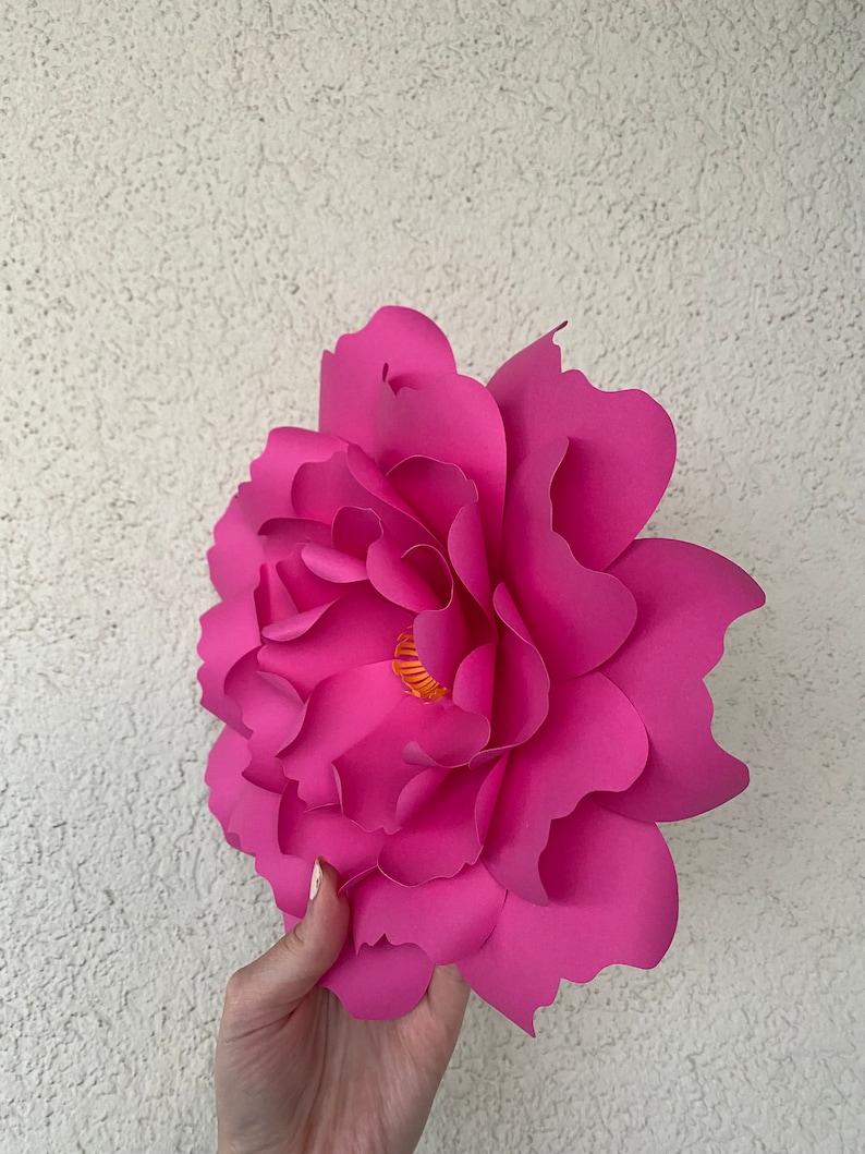 SVG Digital File Kloé Template Paper Flower Decor Paper - Etsy