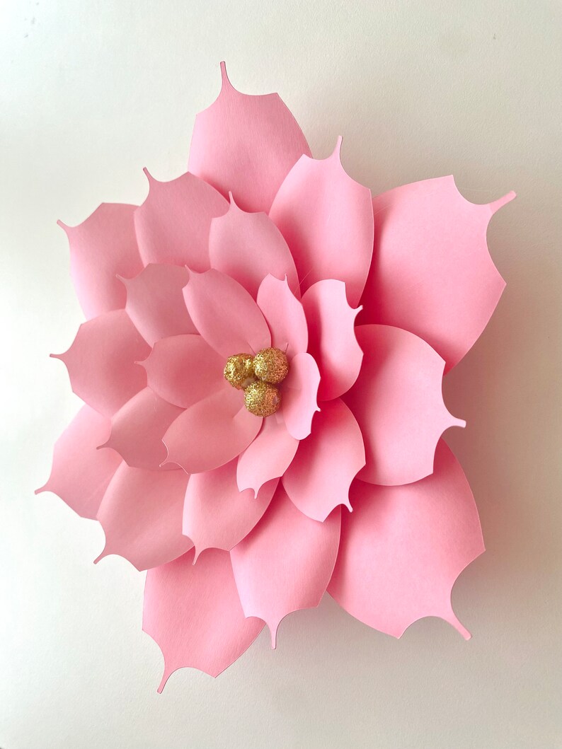 SVG Digital Template Piper Paper Poinsettia Paper Flower - Etsy