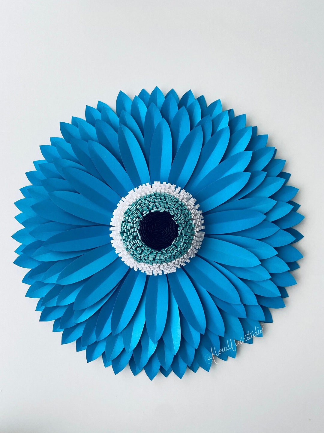 Handcrafted Paper Sunflower: Evil Eye Nursery Decor - Etsy