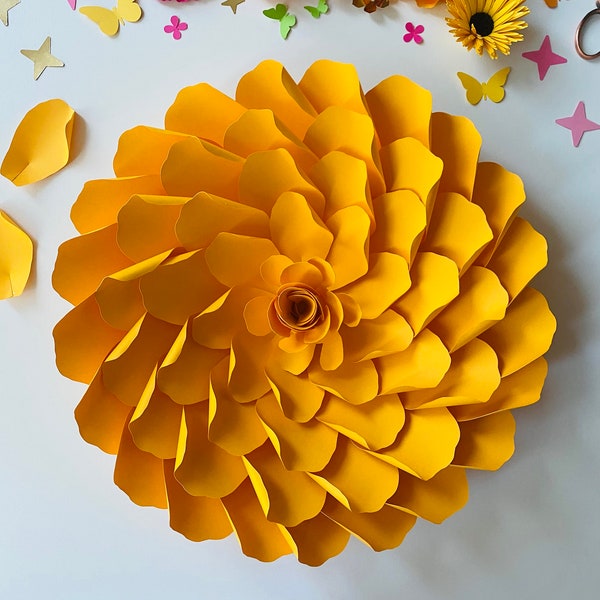 Marigold Flower Template - Etsy