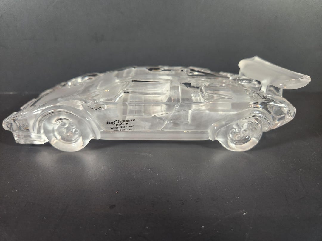 Hofbauer Crystal Lamborghini Countach Made in West Germany 1987 - Etsy