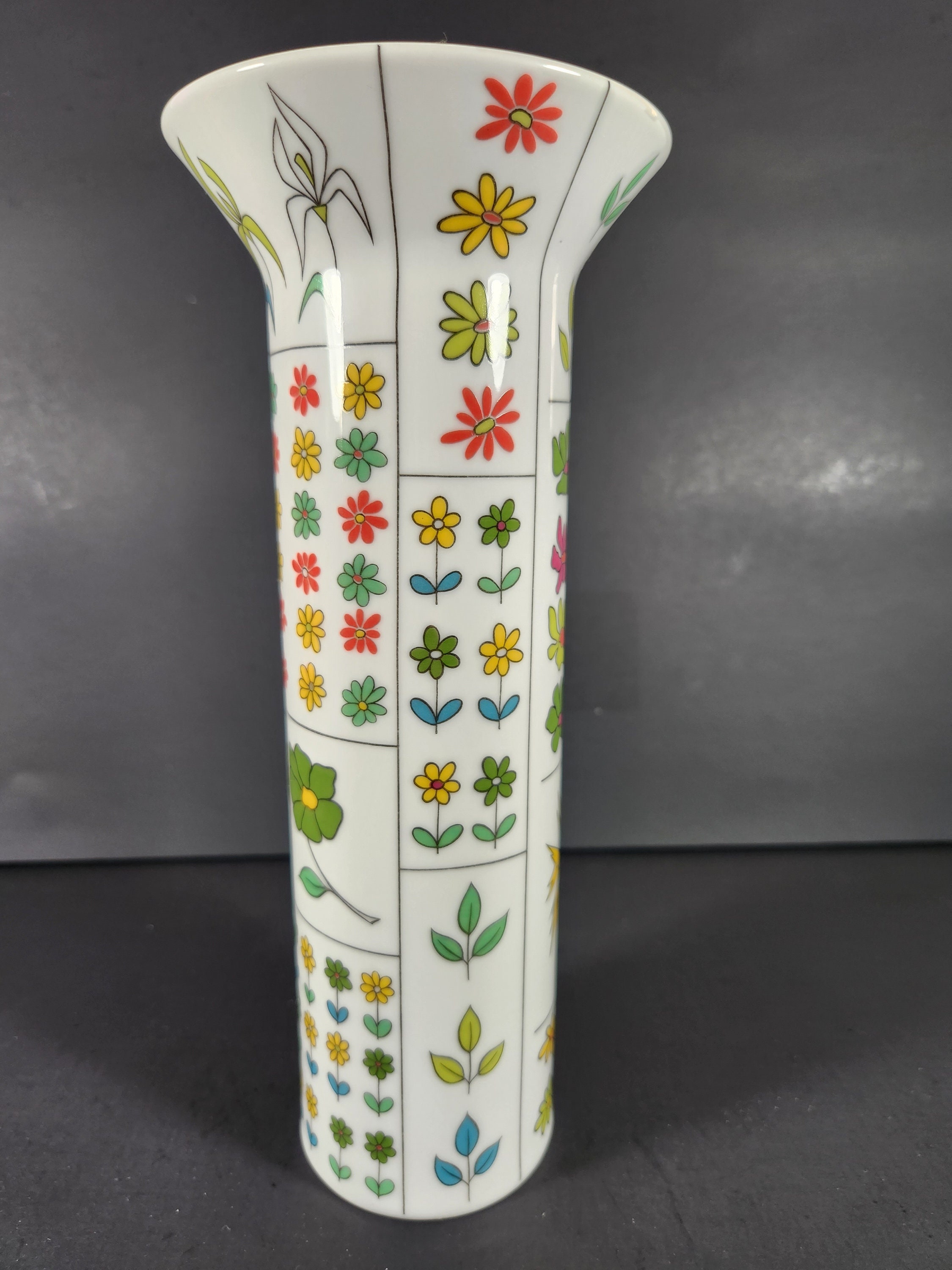 Rosenthal Studio Linie Design Baumann Emilio Pucci Floral Vase - Etsy