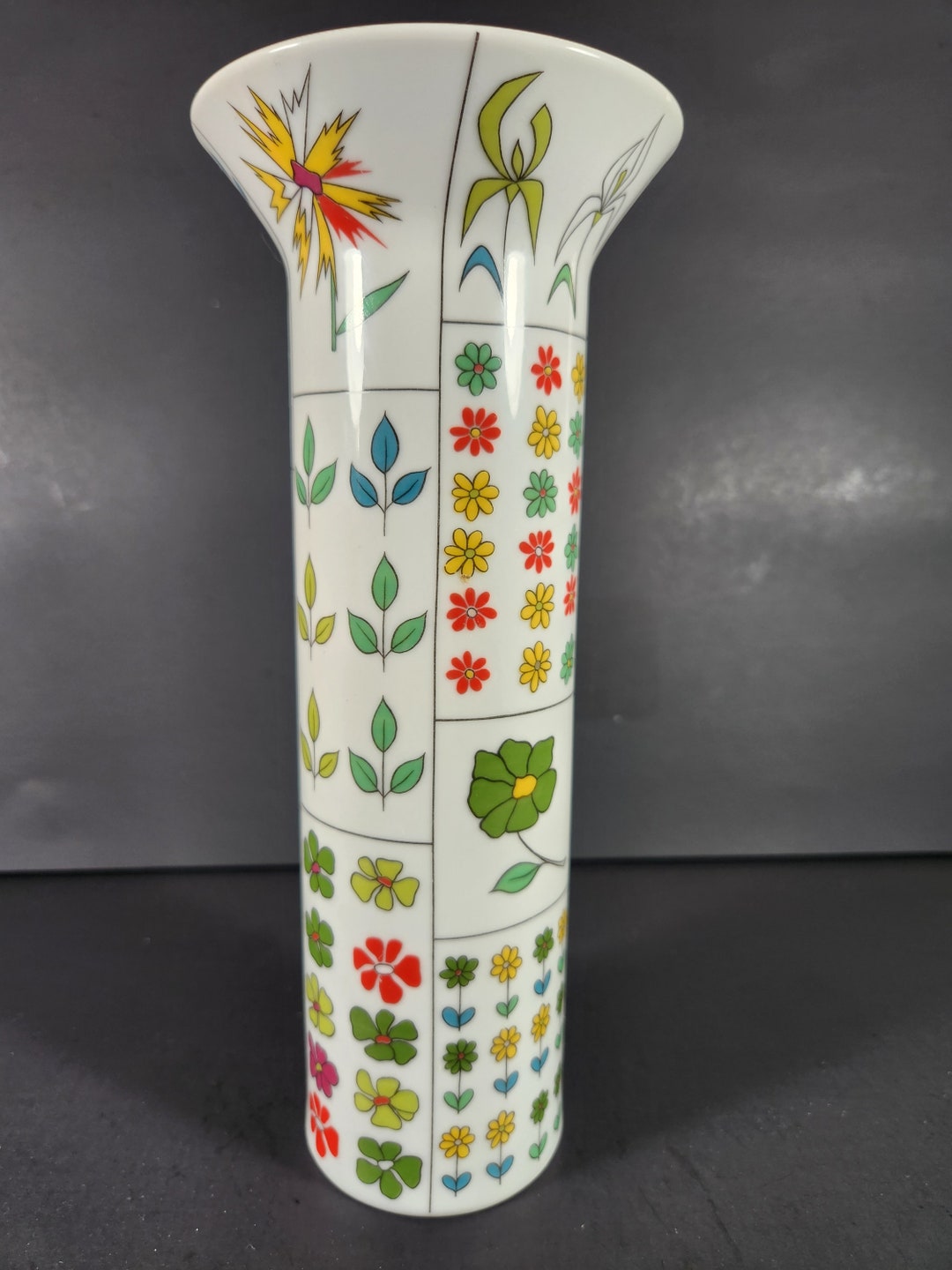 Rosenthal Studio Linie Design Baumann Emilio Pucci Floral Vase - Etsy