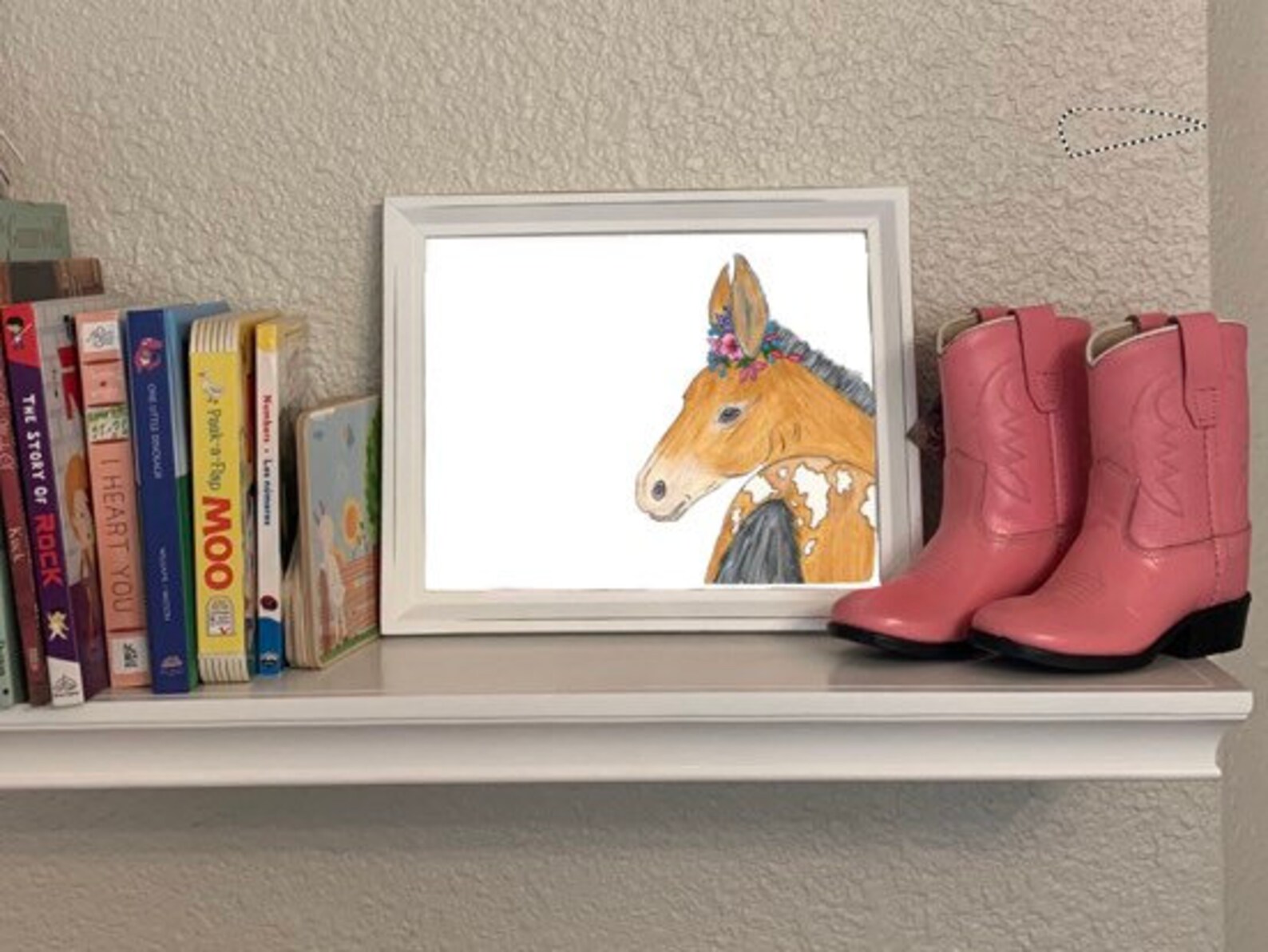 Printable Mule With Flowers Digital Download - Etsy