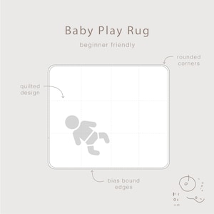 Baby Change Mat + Play Rug - DIGITAL Pattern - Etsy