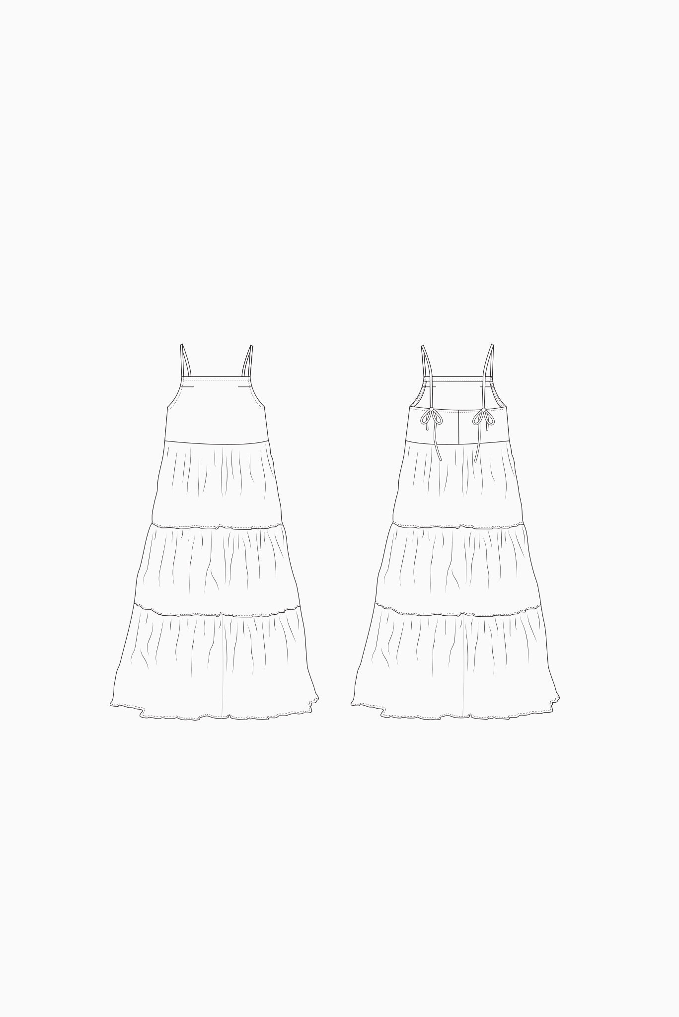 Wattle-fawn Dress Set of Digital PDF Sewing Patterns - Etsy