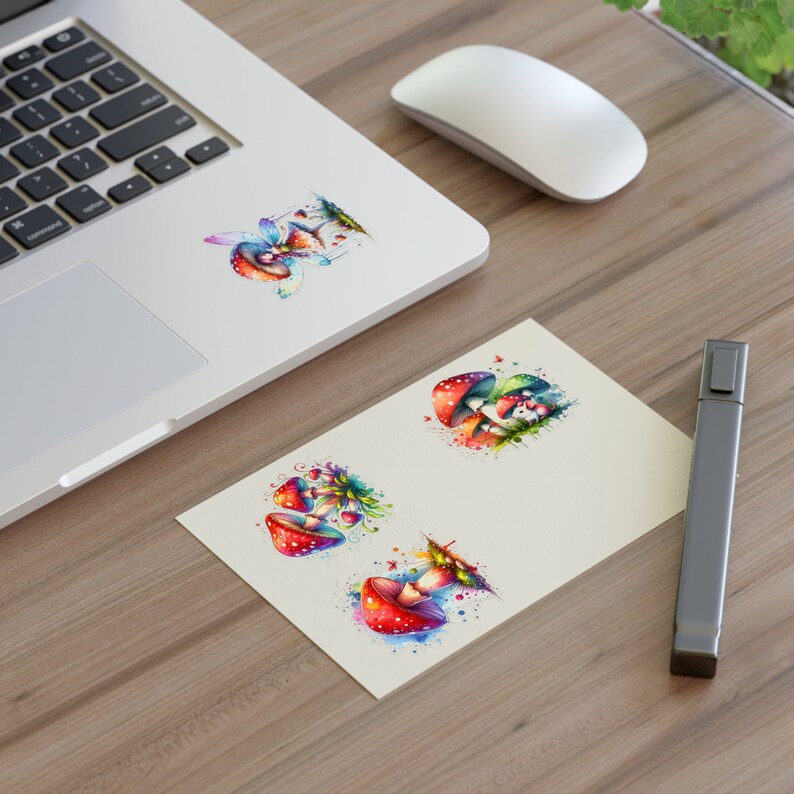 Cute Whimsical Mushroom Sticker Sheets - Etsy