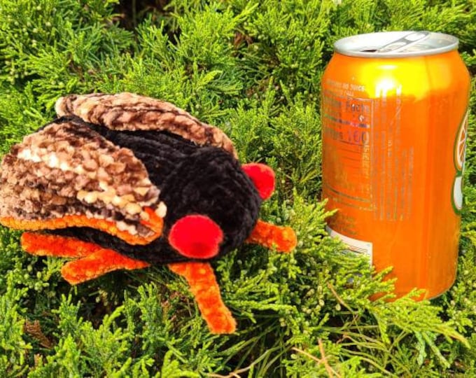 Brood X Straggler Cicada Plush orange Leg - Etsy