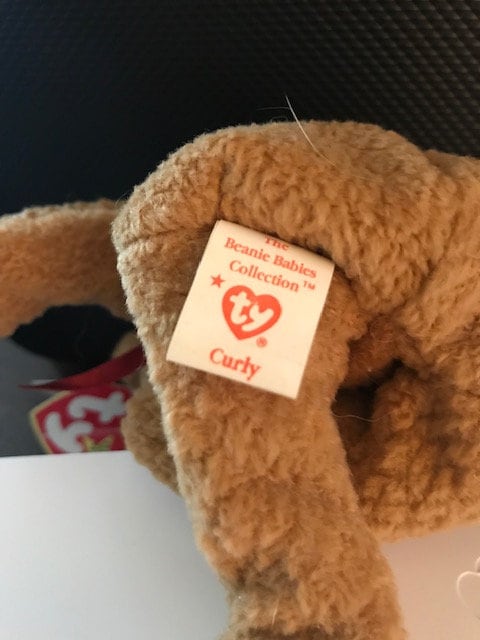 Curly the Original Beanie Baby - Etsy
