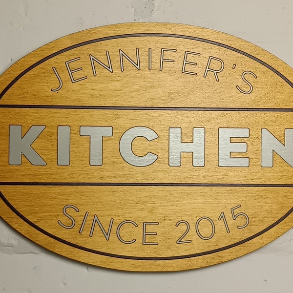 Wooden Kitchen Signs - Etsy UK