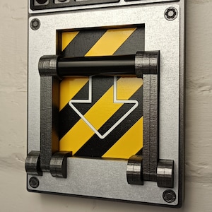 Sci-fi Airlock Door Control Panel: 3D Prop Replica, Futuristic Wall Art ...