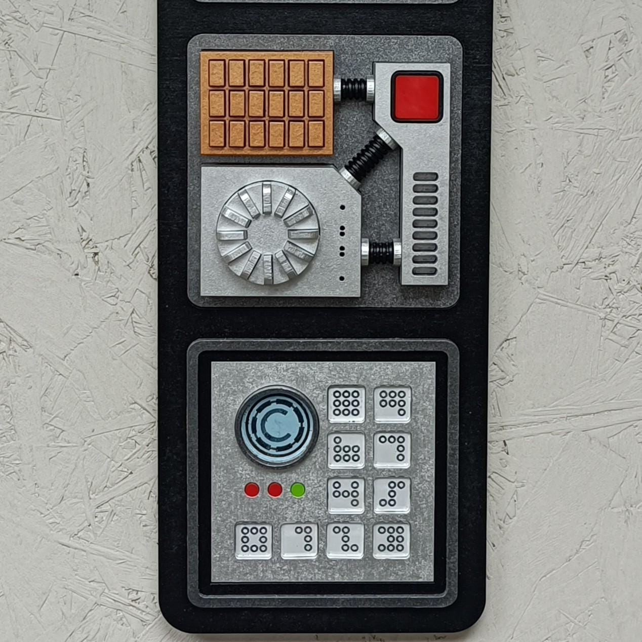 Sci-fi Inspired Tall Vertical Control Panel / 3d Prop Replica ...