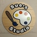 Personalised Art Studio Sign / Custom 3D Wooden Craft Hobby Sign ...
