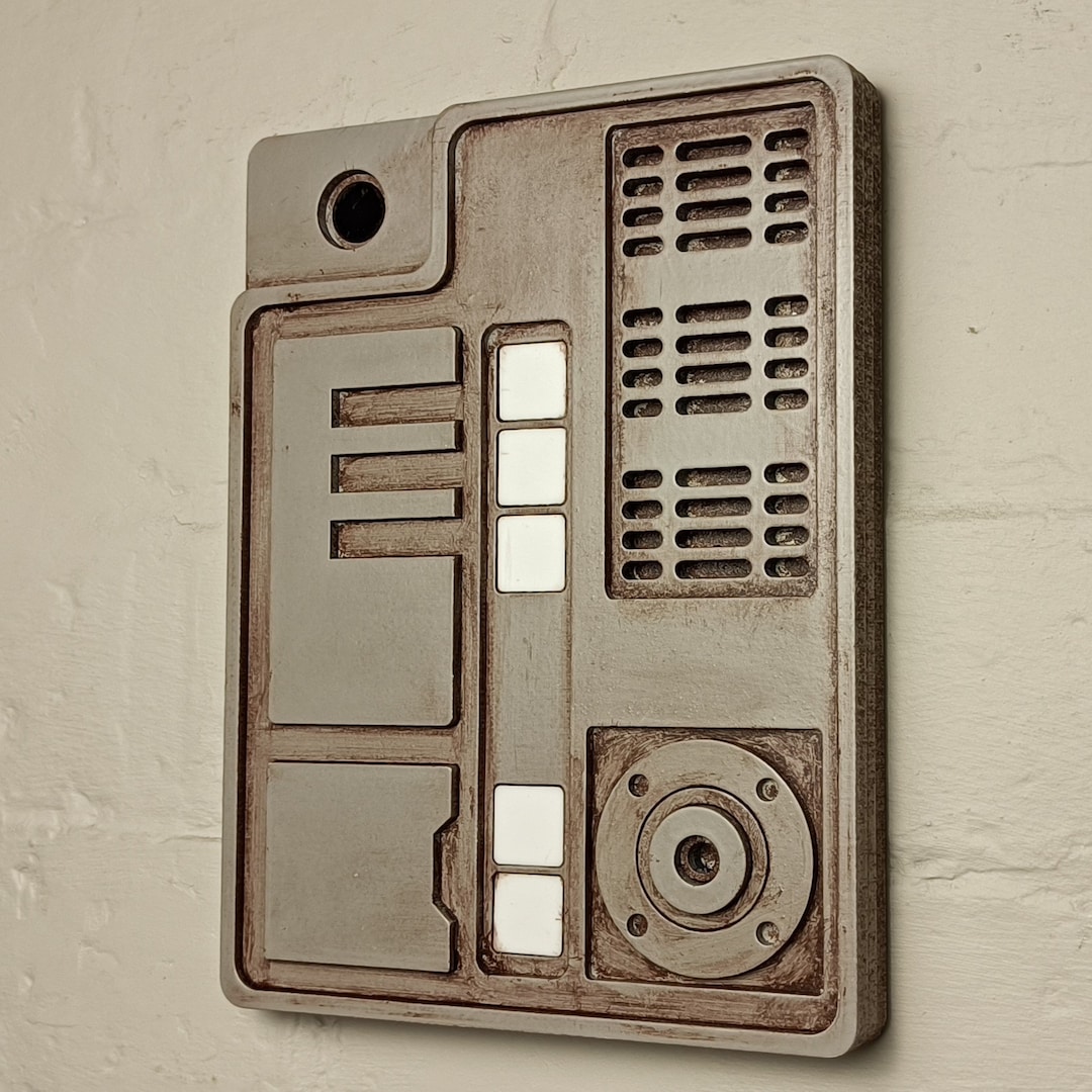 Scifi Inspired Weathered Door Control Panel / 3d Prop Replica / Sci-fi ...