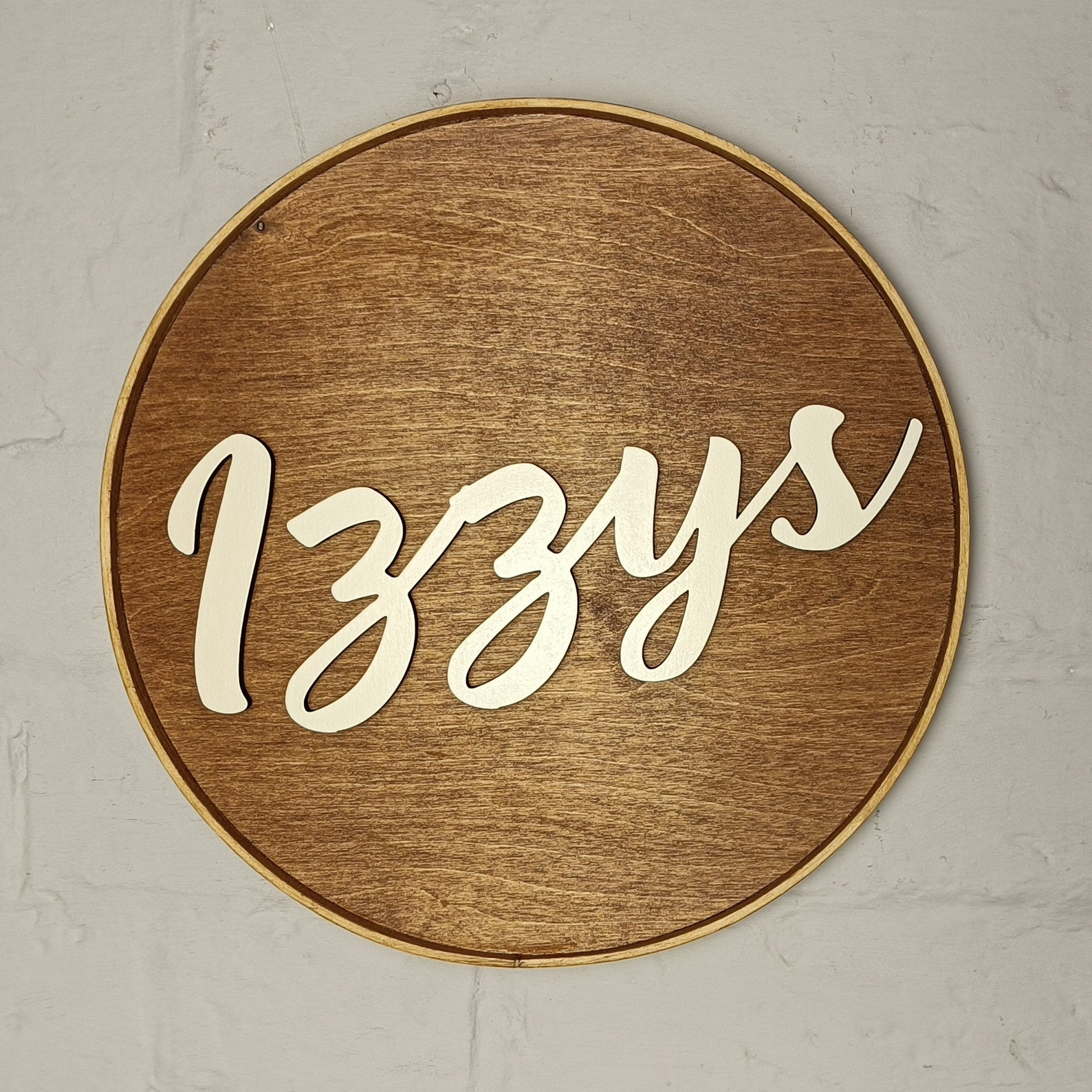 Round Wooden Cafe Sign / Kitchen Coffee Sign / Handmade - Etsy UK