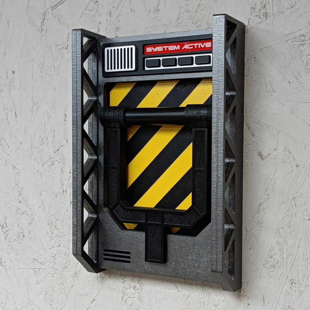 Sci-fi Inspired Door Control Panel / 3d Prop Entry Handle Replica ...