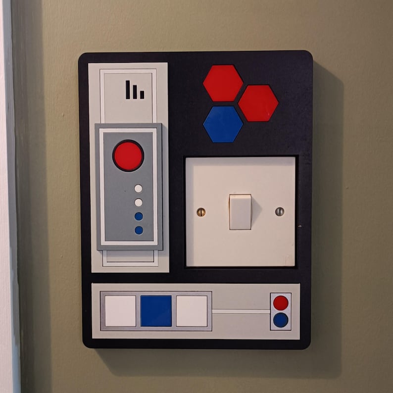 Scifi Inspired Light Switch Control Panel / 3d Prop Replica / Scifi ...