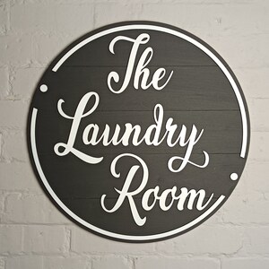Laundry Room Farmhouse Sign / Utility Room Vintage Wooden Sign ...