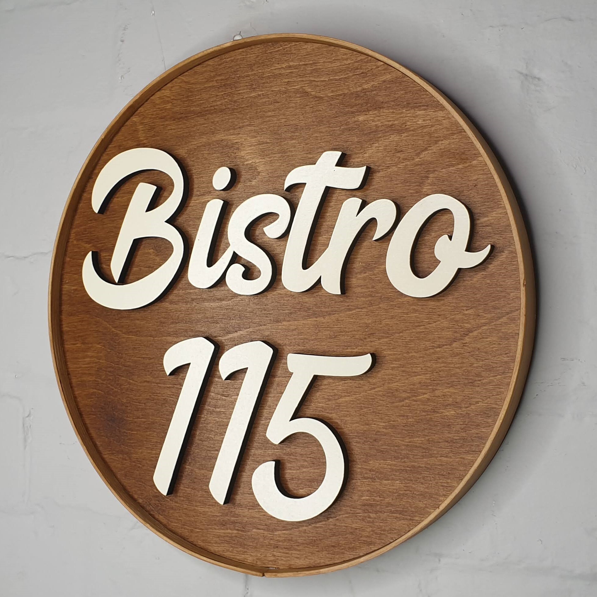 Round Wooden Cafe Sign / Kitchen Coffee Sign / Handmade - Etsy UK