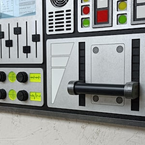 Extra Large Sci-fi Inspired Control Panel / 3d Sci Fi Wall Panel ...
