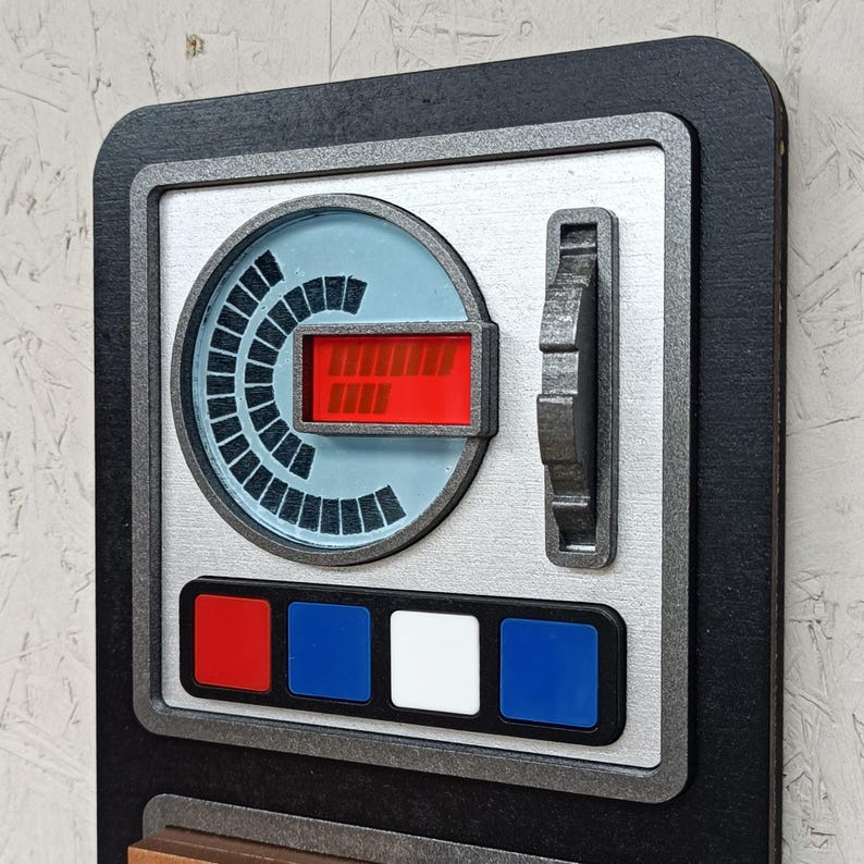Sci-fi Inspired Tall Vertical Control Panel / 3d Prop Replica ...