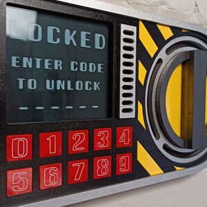Sci-fi Inspired Door Lock Control Panel / 3d Prop Entry Handle Replica ...